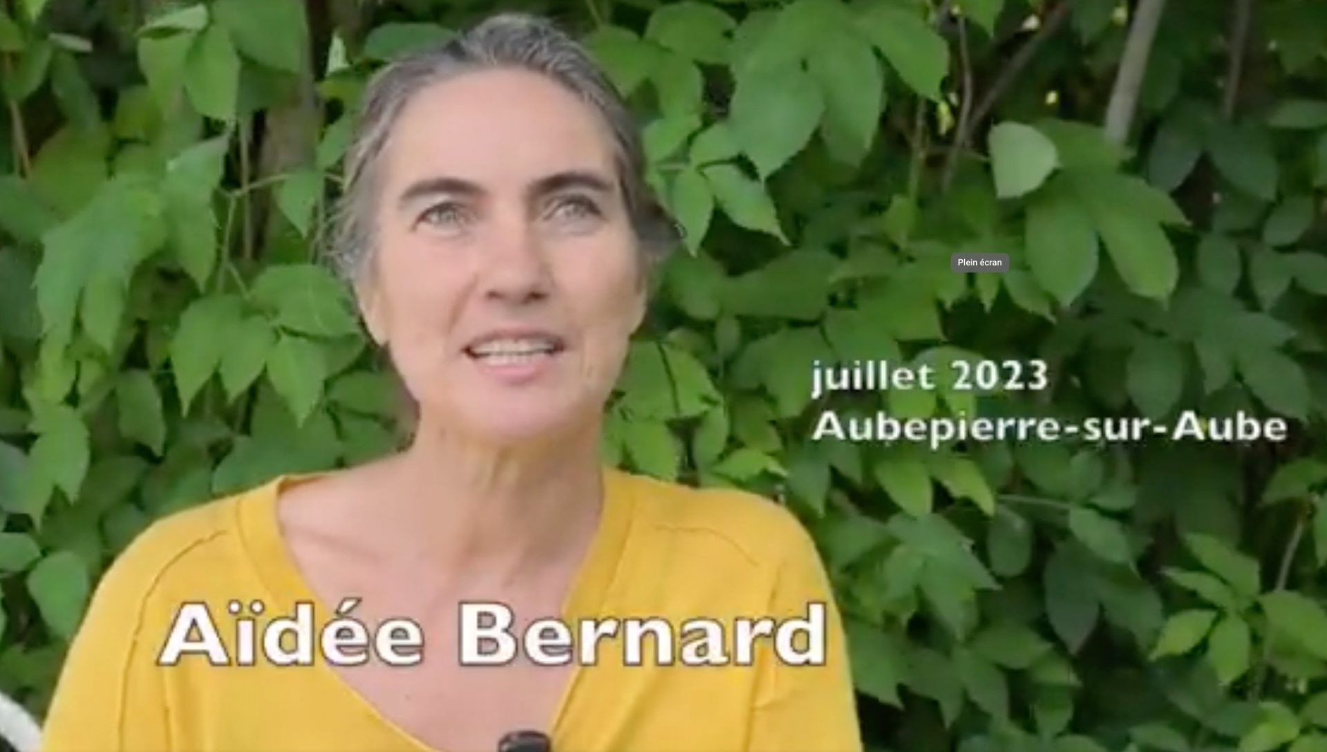 Entretien pendant l'exposition Conversation, des racines au ciel ...